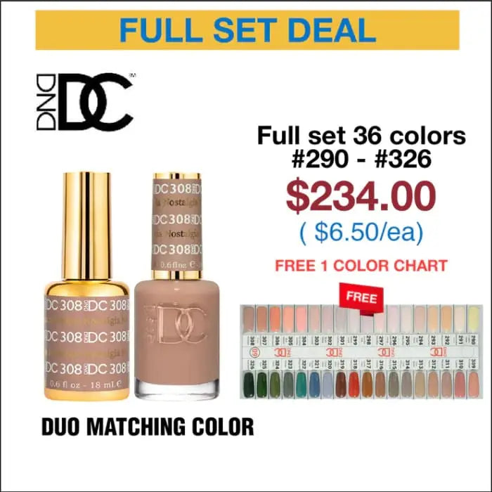 DND DC #290 - #326 — OceanNailSupply