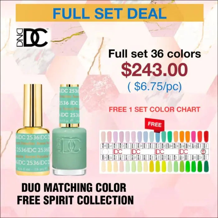 DND DC Free Spirit #2508 - #2543 — OceanNailSupply
