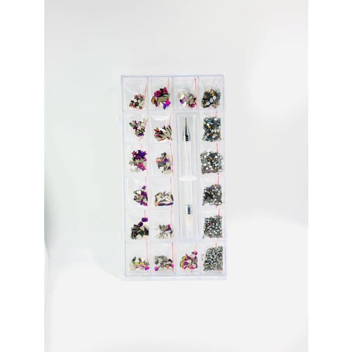 Vitrail Medium Rhinestone Kit With Picking Pen — OceanNailSupply