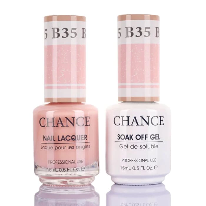 Chance Gel & Nail Lacquer Duo 0.5oz B35 - Bare Collection — OceanNailSupply