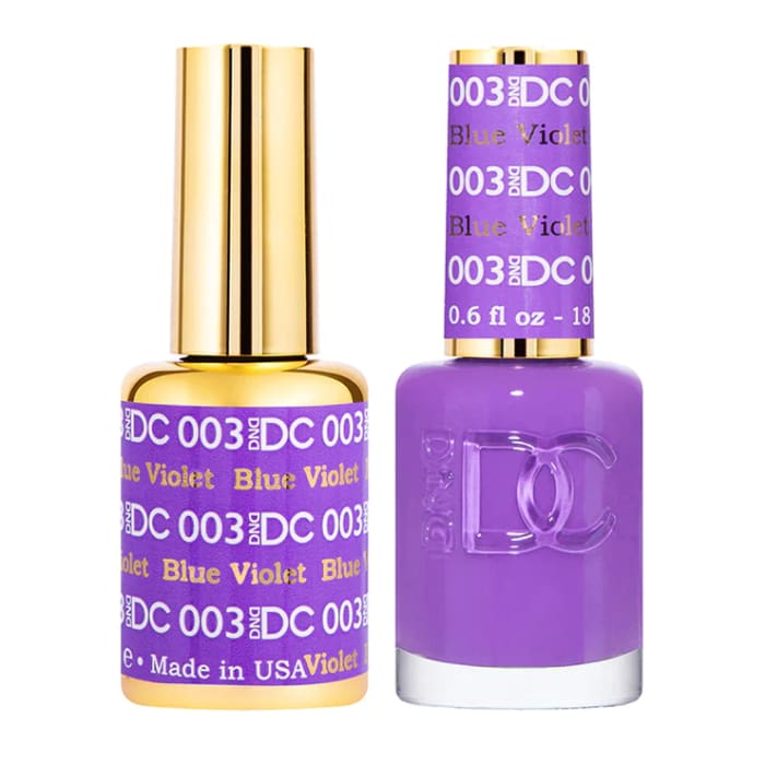 DND DC Matching Pair - 003 BLUE VIOLET — OceanNailSupply