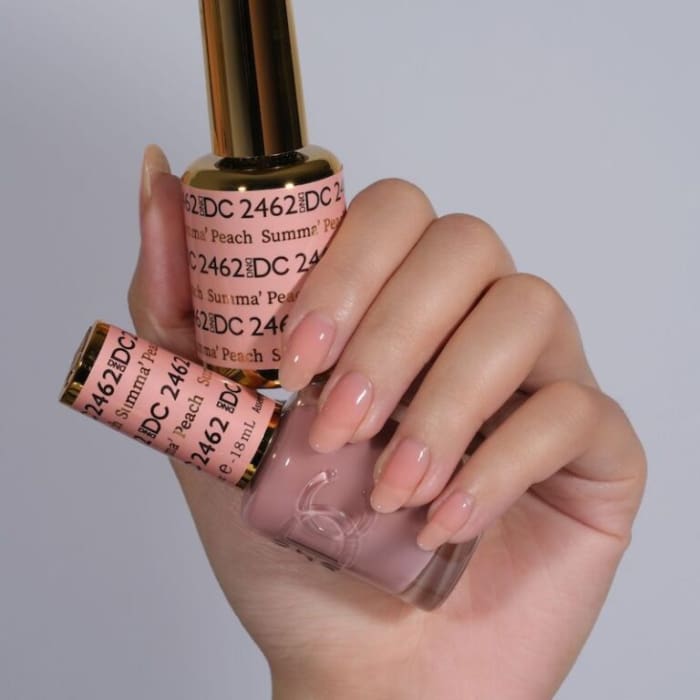 DND DC Sheer Collection 2024 2462 Summa Peach — OceanNailSupply