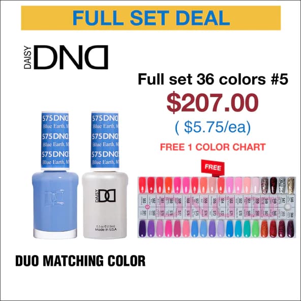 DND Duo Matching Color - Full set 36 colors - #5 #546 - #581 w/ 1 Color ...