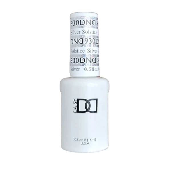 DND Super Platinum Gel Collection - 930 Silver Solsice — OceanNailSupply