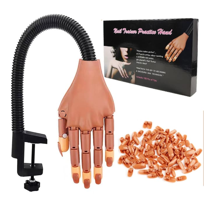 Flexible Nail Training Practice Hand — OceanNailSupply