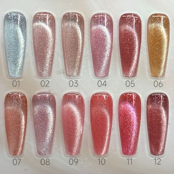 MaXie Sparkling Ice Cat Eye Collection - 12 Colors (Hema + TPO Free ...
