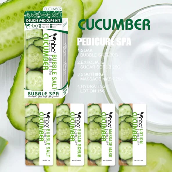 NBC Bubble World Spa Kit (4 Step) Cucumber — OceanNailSupply