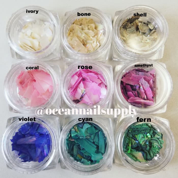 Fragmented shells 2 grams — OceanNailSupply